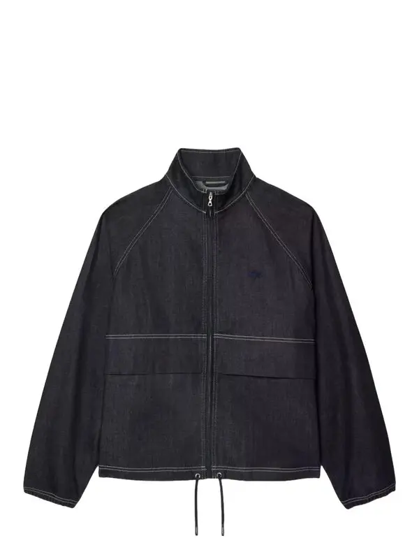 Lacoste Contrast-stitch Denim Jacket - Blue