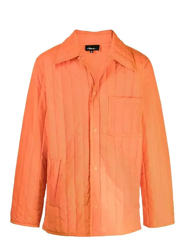 3.1 Phillip Lim Quilted Single-breasted Jacket - Orange