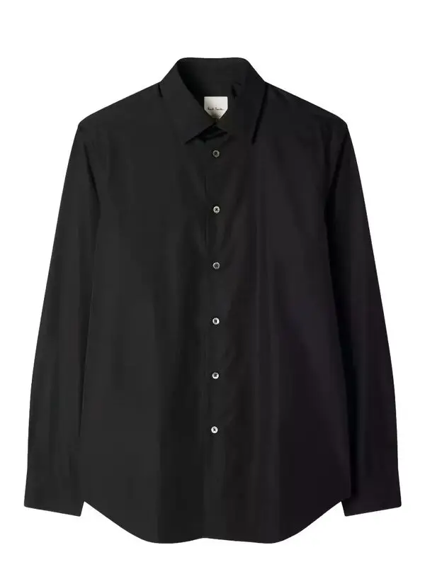 Paul Smith Artist Stripe-cuff Shirt - Black