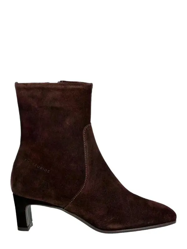 SUMMERY COPENHAGEN Suede Ankle Boots - Brown