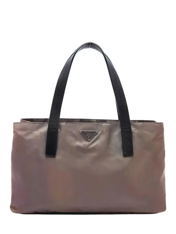 Prada 2000-2013 Tessuto Tote Bag - Brown