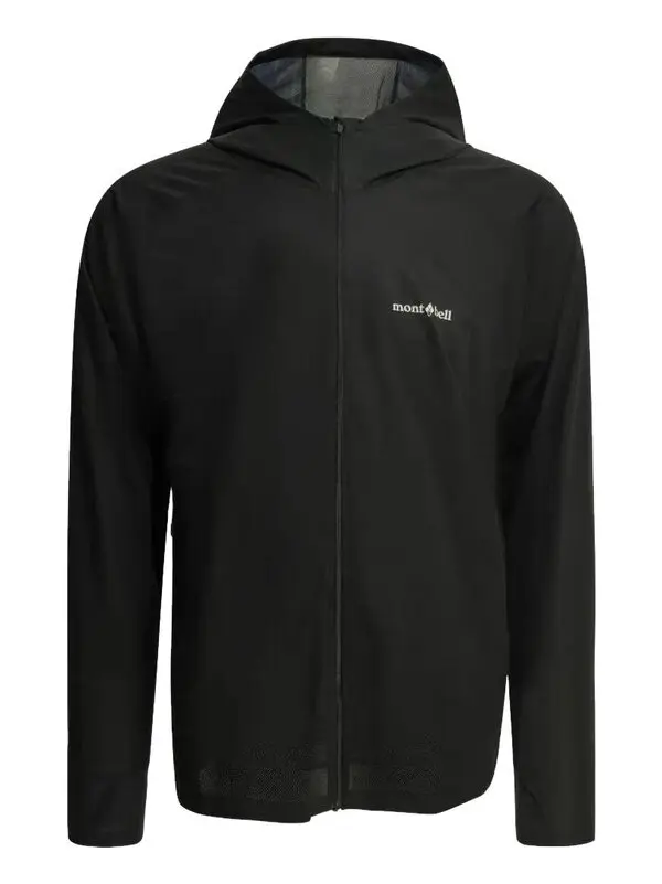 MONTBELL Logo-print Zip-up Bomber Jacket - Black