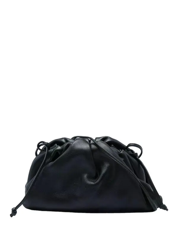 Bottega Veneta 2012-2026 Lambskin The Mini Pouch Crossbody Bag - Black