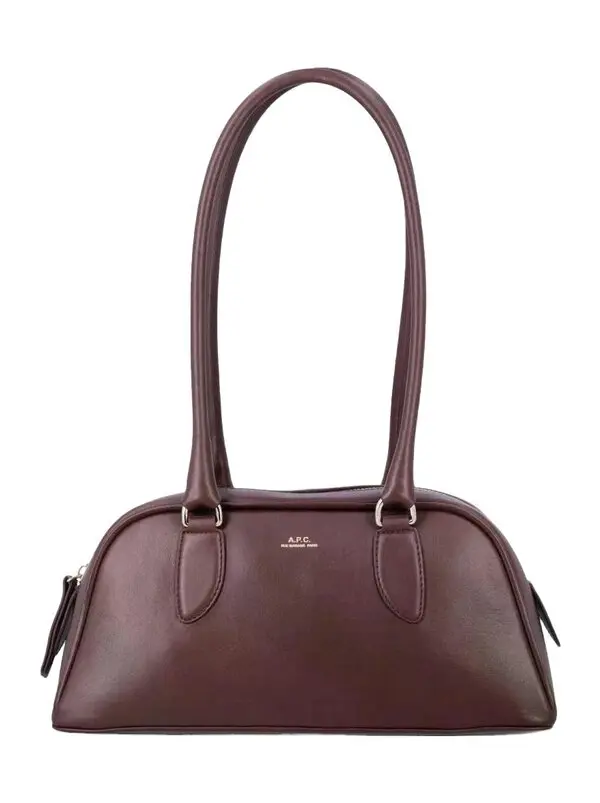A.p.c. Paloma Small Logo-print Leather Tote Bag - Red