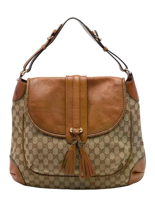 Gucci 2016-2026 Gg Canvas Marrakech Shoulder Bag - Neutrals