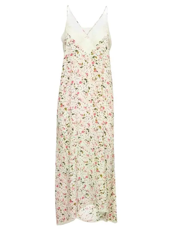 Zadig&Voltaire Lace-trim Dress - Neutrals