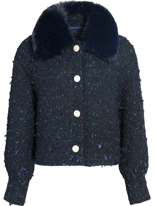 HORTONS ENGLAND The Hartford Jacket Navy Tweed - Blue
