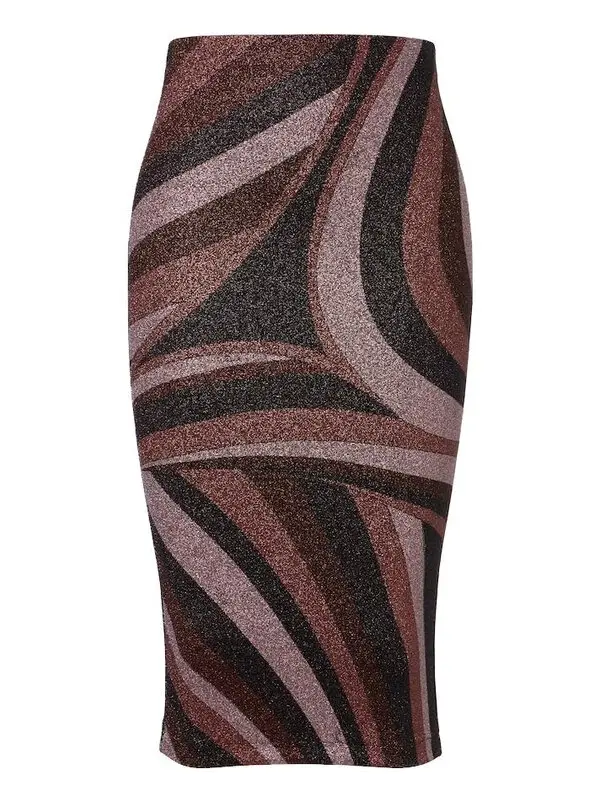 Emilio Pucci Iride Lurex® Jersey Pencil Skirt - Multicoloured