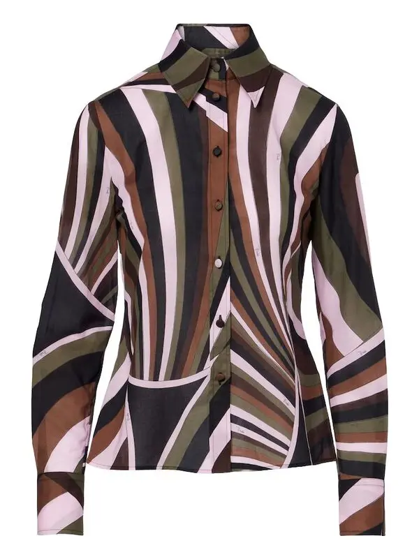 Emilio Pucci Iride Cotton Muslin Shirt - Multicoloured