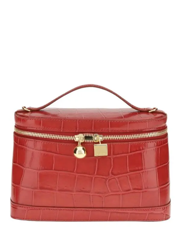 Jacquemus Le Petit Vanity Leather Shoulder Bag - Red