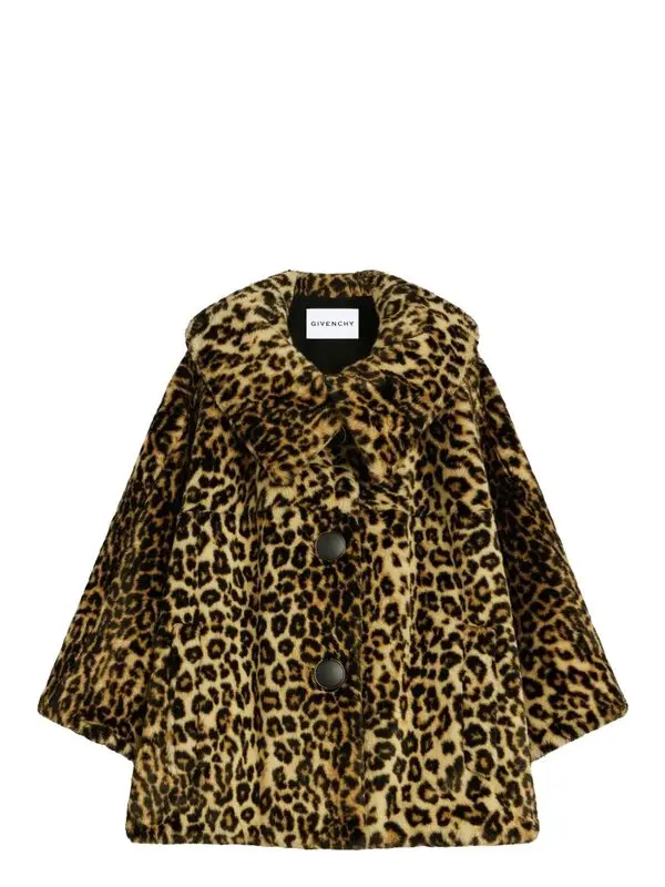 Givenchy Faux-fur Short Coat By - Multi