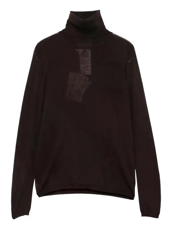 Max Mara Roll-neck Sweater - Brown