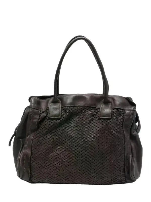 SOMMET Leather Shoulder Bag - Brown