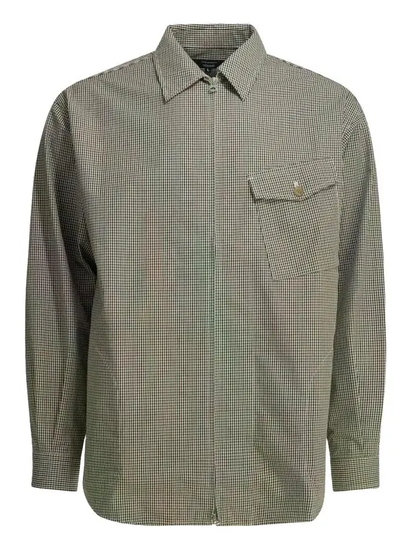 Comme Des Garçons Checkered Overshirt Jacket - Neutrals