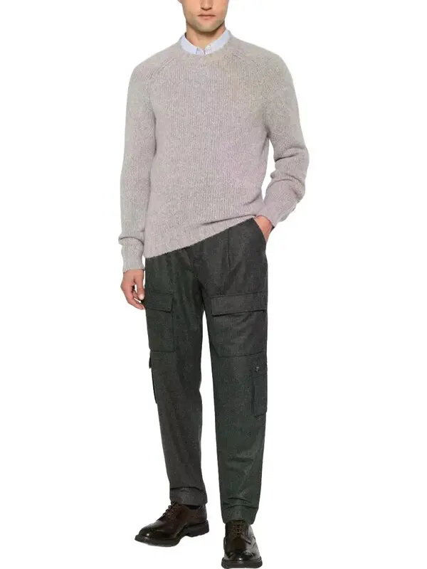 Brunello Cucinelli Pleated Cargo Pants - Grey