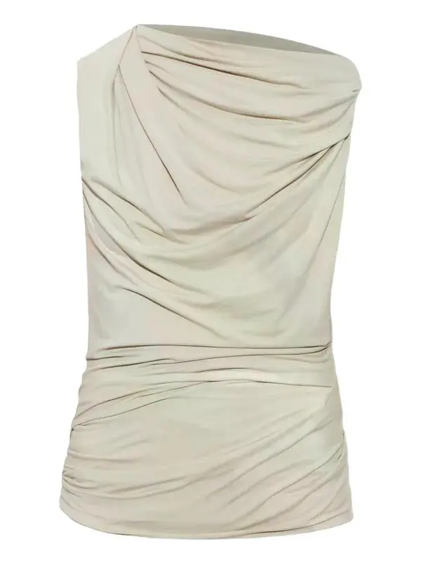 ENTIRE STUDIOS Draped Sleeveless Top - Neutrals