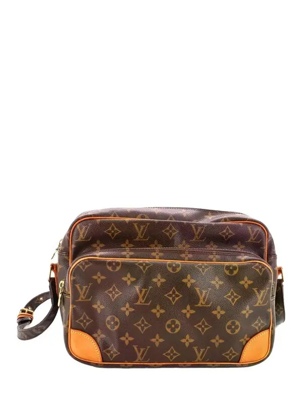 LOUIS VUITTON Nil Messenger Bag Monogram Canvas 28 Crossbody Bag - Brown