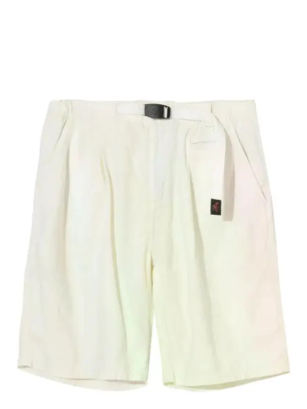 Undercover X Nonnative Walker Easy Belted Logo-patch Shorts - Neutrals
