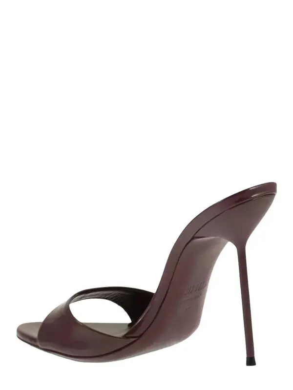 Paris Texas Lidia Patent Leather Mules - Brown
