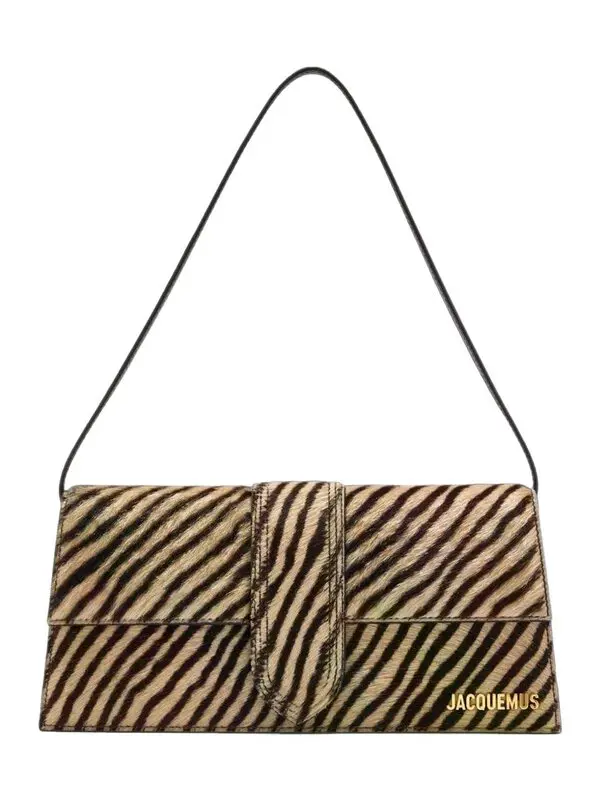 Jacquemus The Long Bambino Animal-print Shoulder Bag - Neutrals