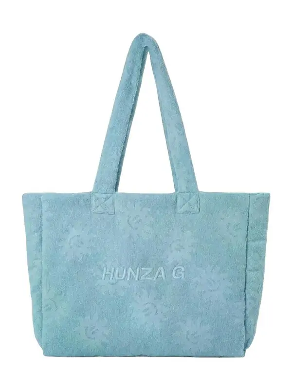 Hunza G Sunny Towelling Tote Bag - Blue