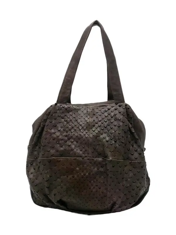 MIALUIS Riri Taipan Leather Shoulder Bag - Brown
