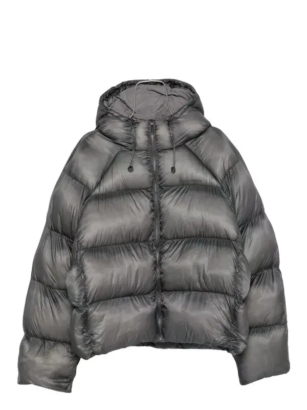 DAILY PAPER Hooded Quilted Jacket - Black