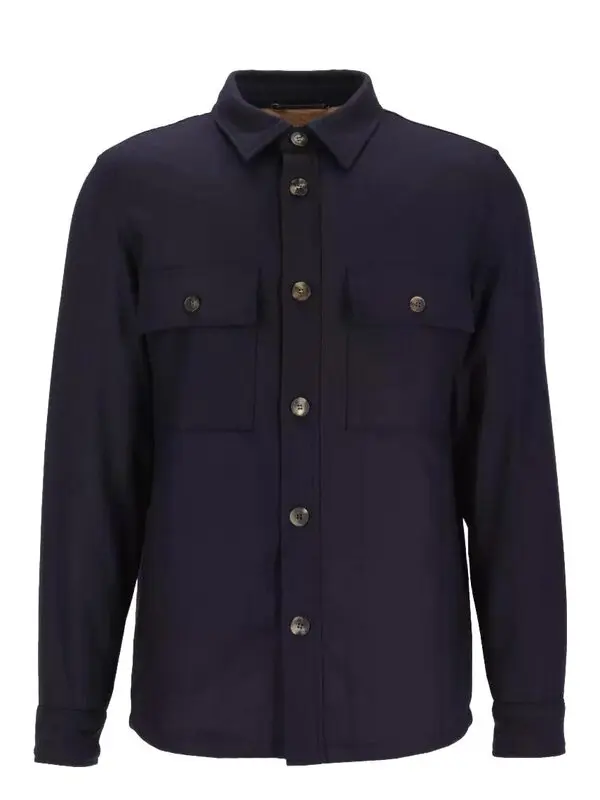JACOB COHЁN Button-up Chest-pocket Shirt - Blue