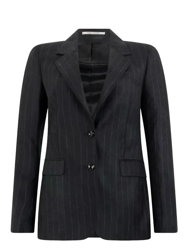 Tagliatore Pinstripe-pattern Blazer - Grey