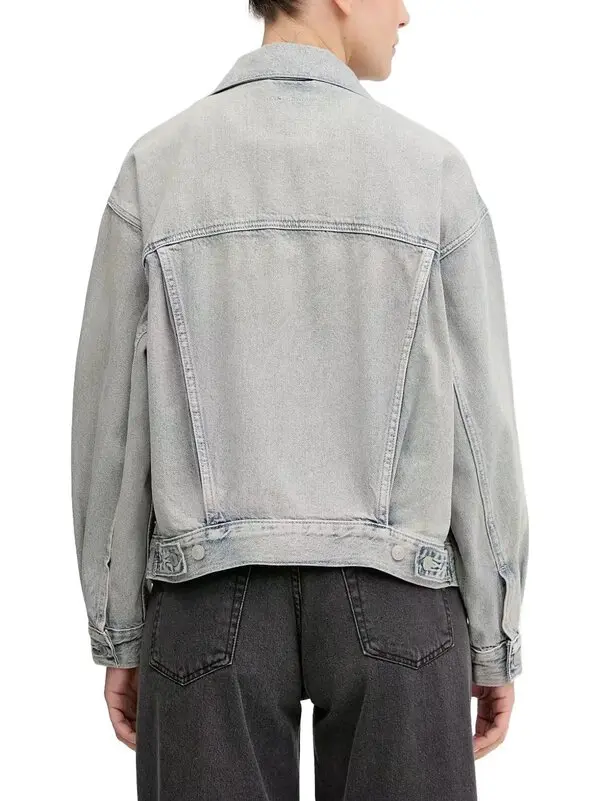 LEVI'S Trucker Acid-wash Denim Jacket - Grey