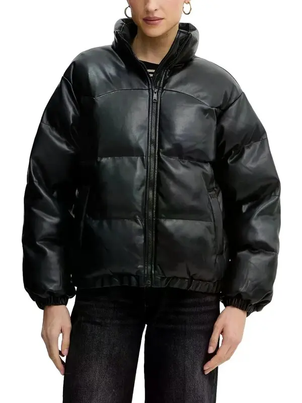 LEVI'S Noe Western Zip-up Puffer Jacket - Black