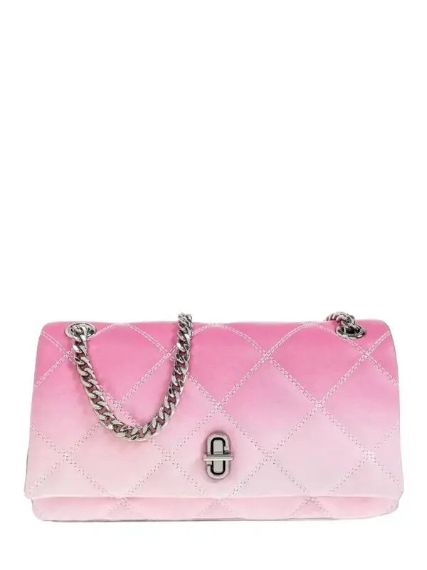Marc Jacobs Mini The Dual Quilted Gradient-effect Shoulder Bag - Pink