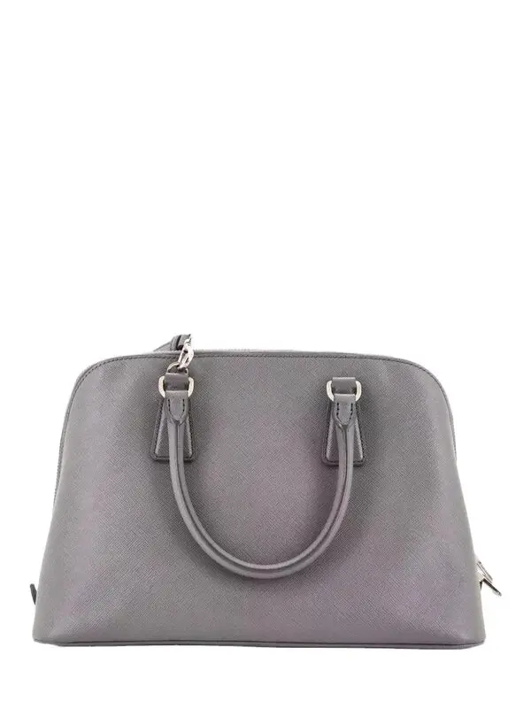 Prada Promenade Bag Saffiano Leather Medium Satchel - Grey