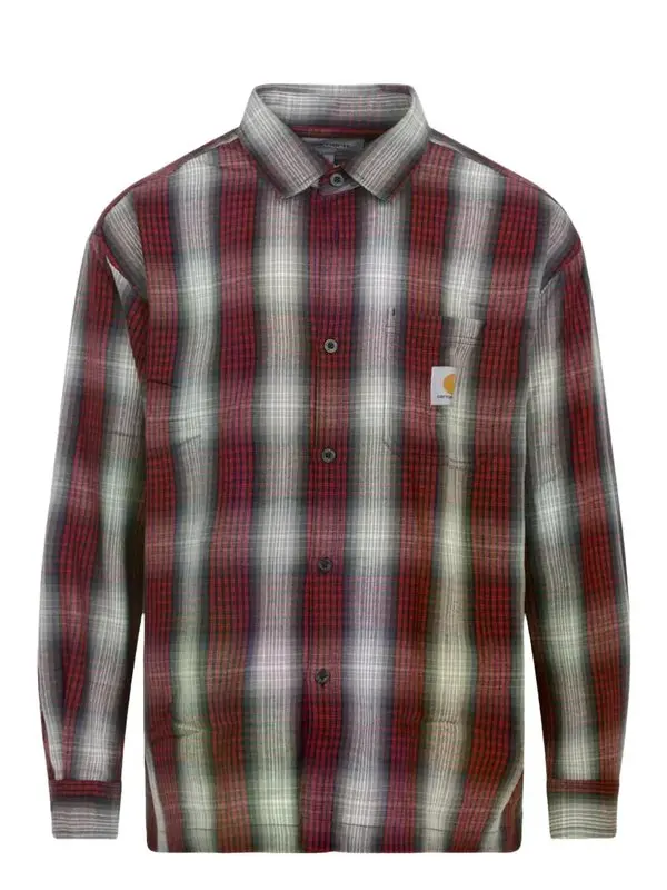 Carhartt Work In Progress Harlin Check-pattern Shirt - Red