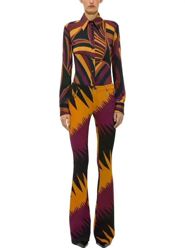 Emilio Pucci Iride Print Jersey Shirt - Black