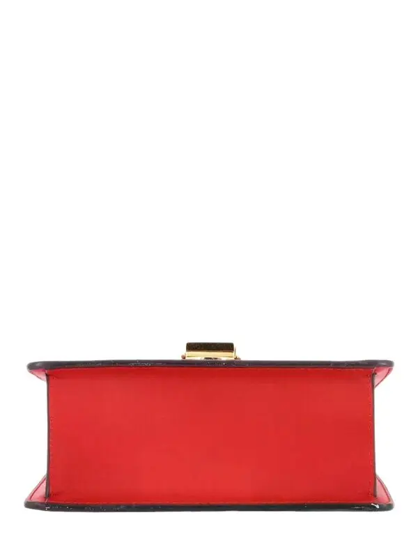 Gucci Sylvie Chain Shoulder Bag Leather Mini Crossbody Bag - Red