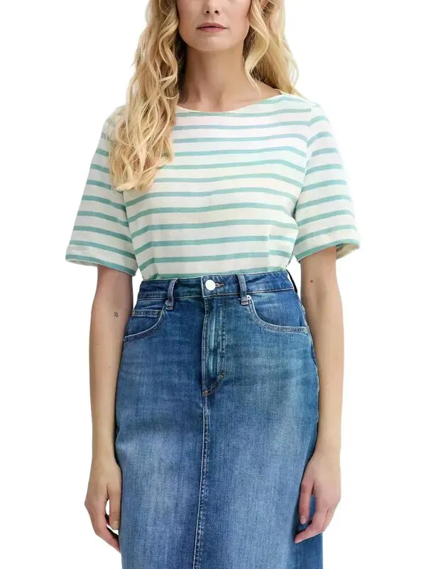 Marc O'polo Striped Short-sleeved T-shirt - Blue