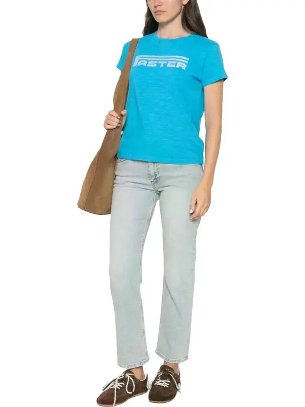 MOTHER The Sinful Graphic-print T-shirt - Blue