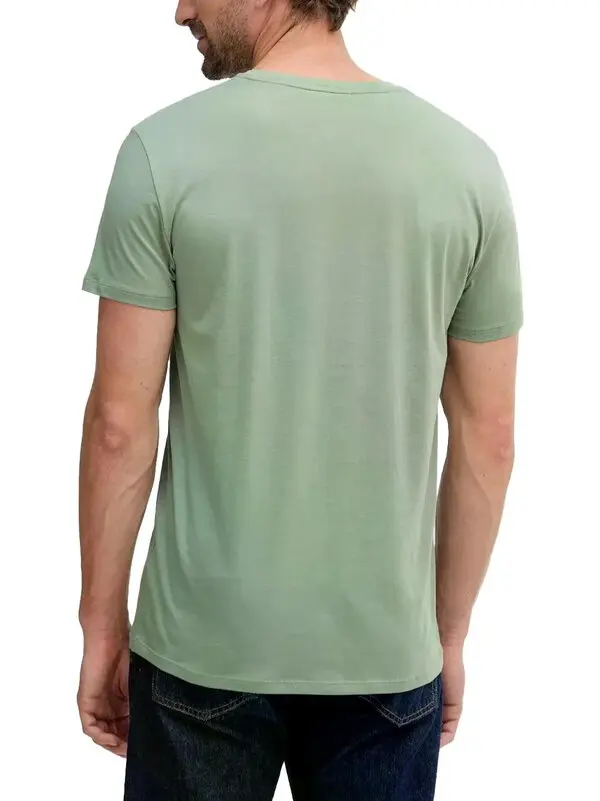 Lacoste V-neck Logo T-shirt - Green
