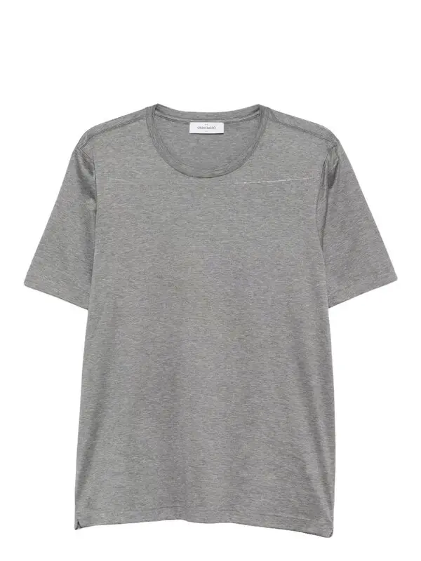 GRAN SASSO Crew-neck T-shirt - Grey