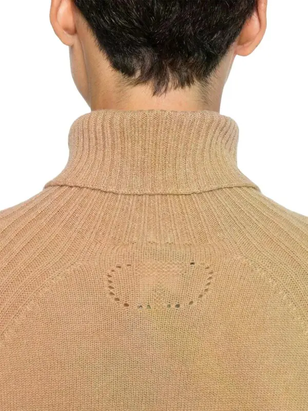 TWINSET Roll-neck Raglan-sleeve Sweater - Neutrals