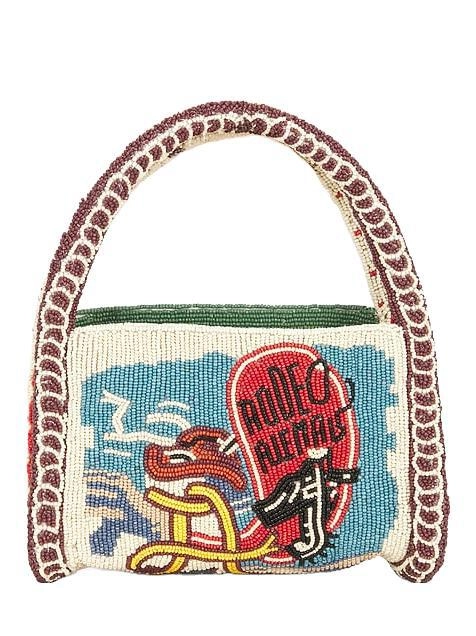 ALEMAIS Ace Beaded Barrel Bag - Multi