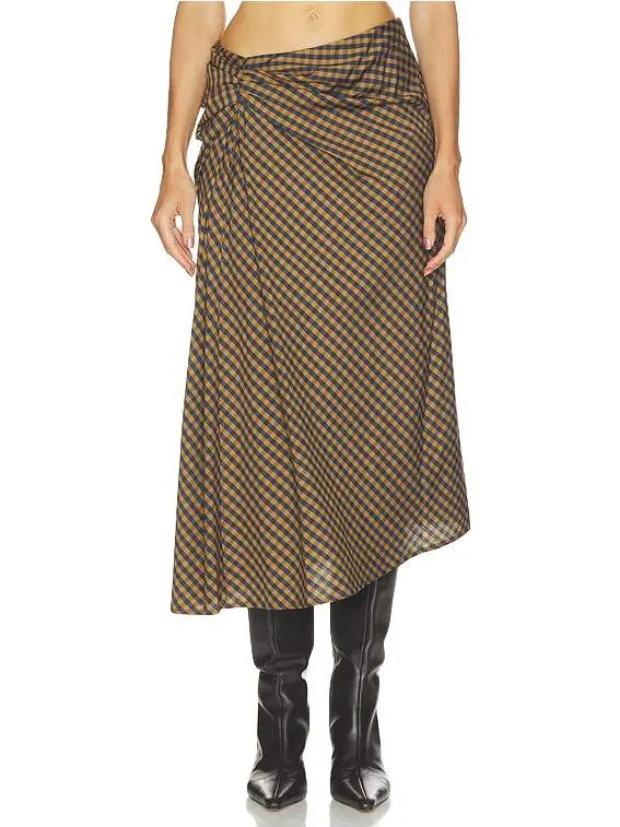 A.L.C. Jean Skirt - Multi
