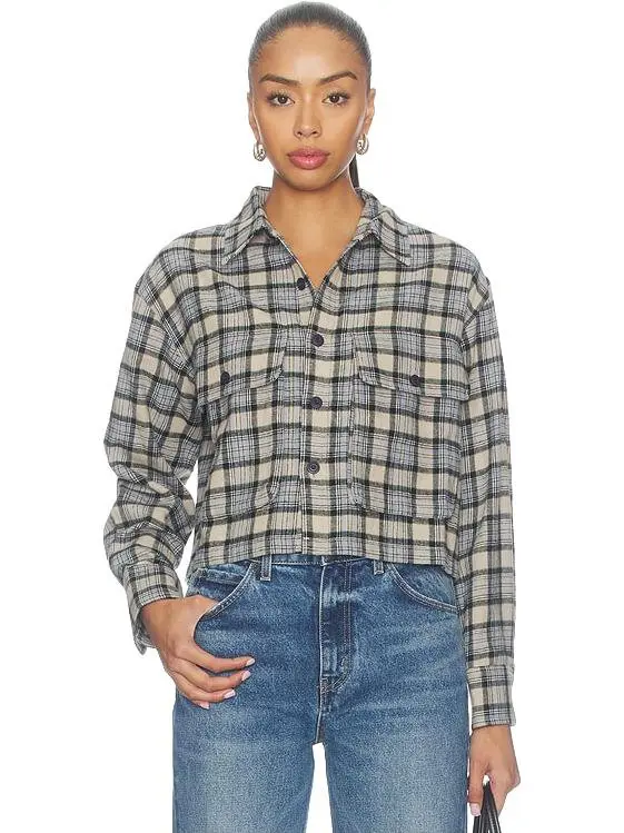 Good American The Patch Pocket Shirt In . Also - Multi