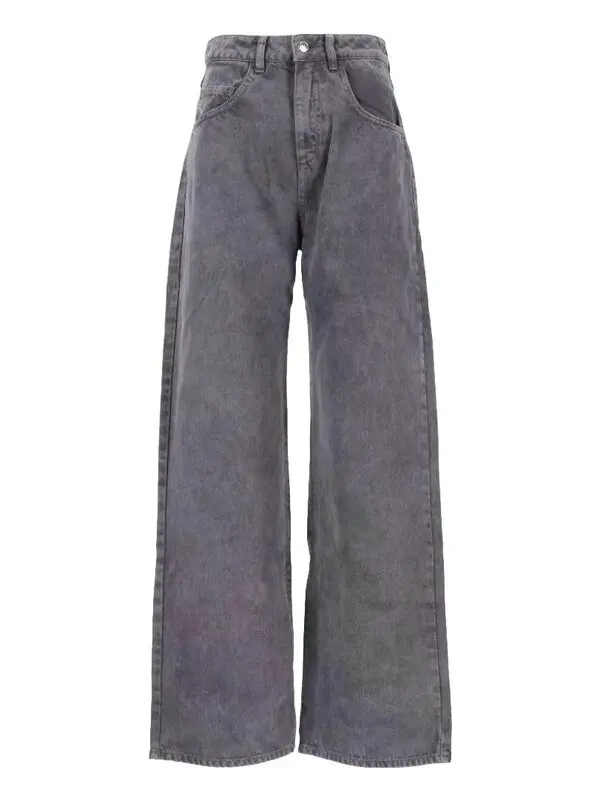 ICON DENIM LOS ANGELES Poppy Wide-leg Jeans - Grey
