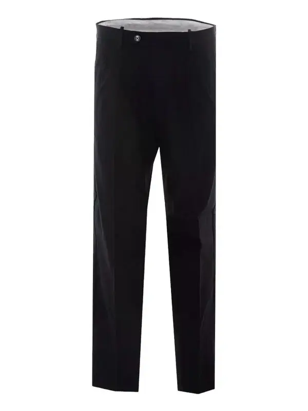 Nn07 Robin Relaxed-fit Tailored Trousers - Black