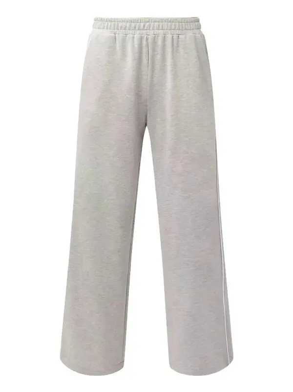 Sweaty Betty After Class Piped Wide-leg Trousers - Grey