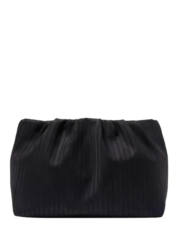 ERES Soiree Paradise Ribbed Clutch Bag - Black
