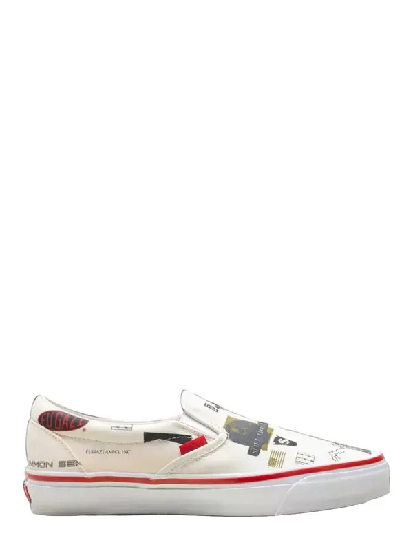 VANS Graphic-print Lx Classic Slip-on 98 Sneakers - White