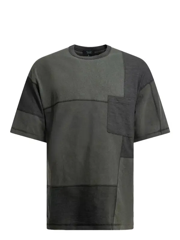 Comme Des Garçons Patchwork Chest-pocket T-shirt - Grey